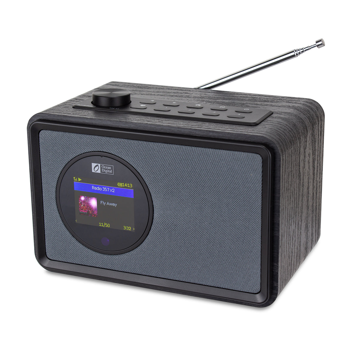 Ocean Digital WR-390 Internet Radio with DAB+/DAB, battery powered ...